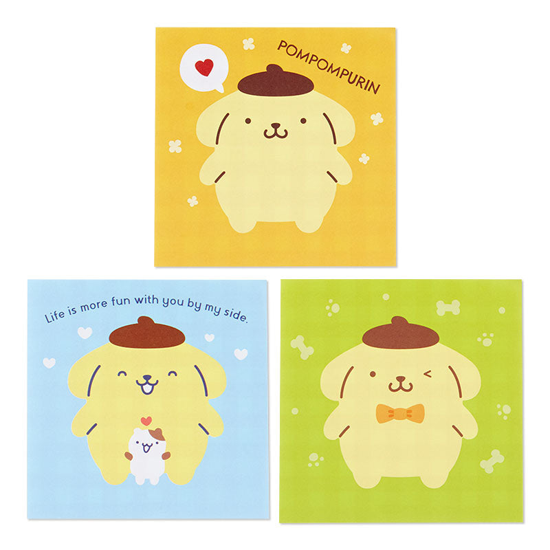 Pompompurin Stationery – Shop All Notes/Memos SQUARE MEMO PAD – Sanrio ...